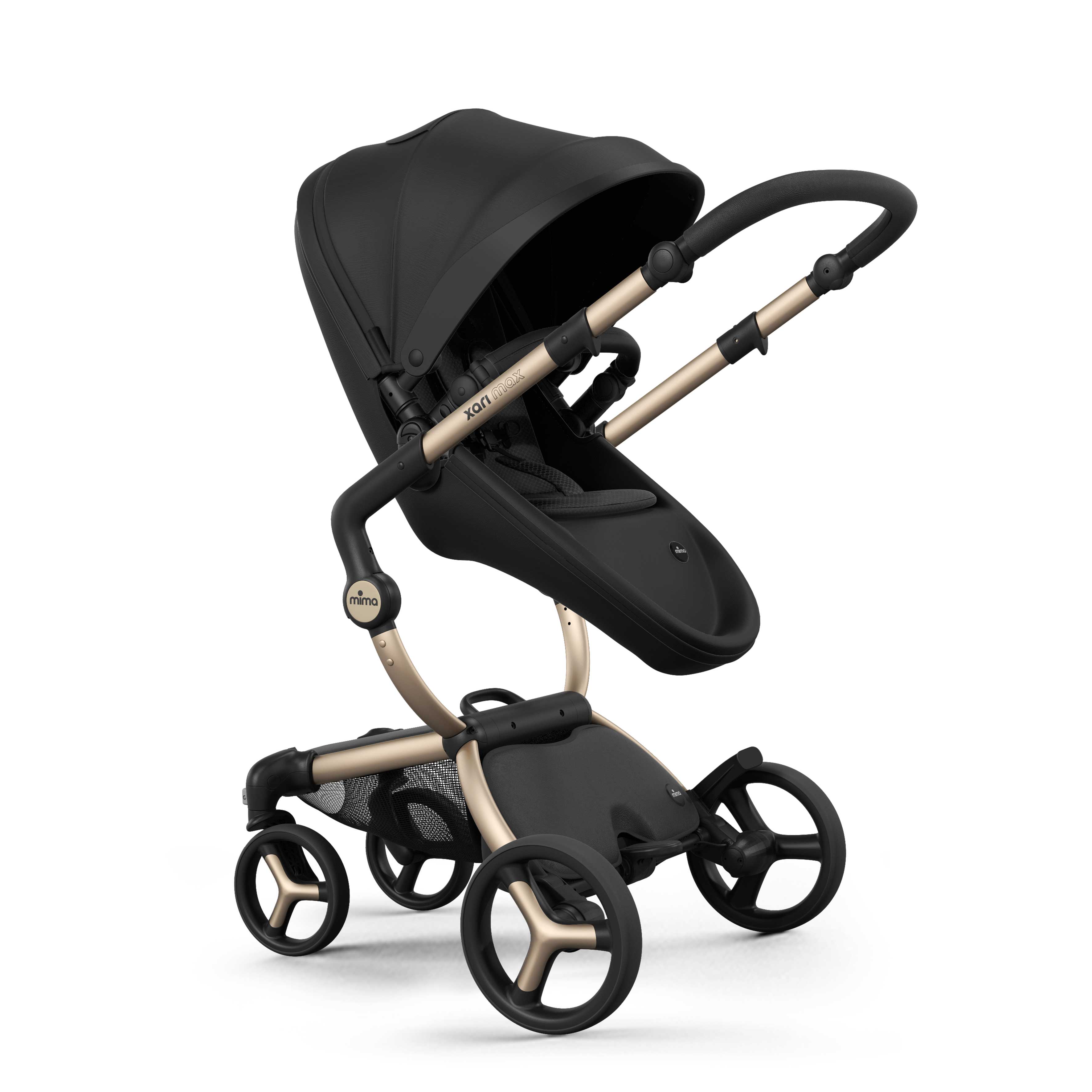 mima xari max | Luxury Full-Size Baby Stroller - Champagne / Black ...